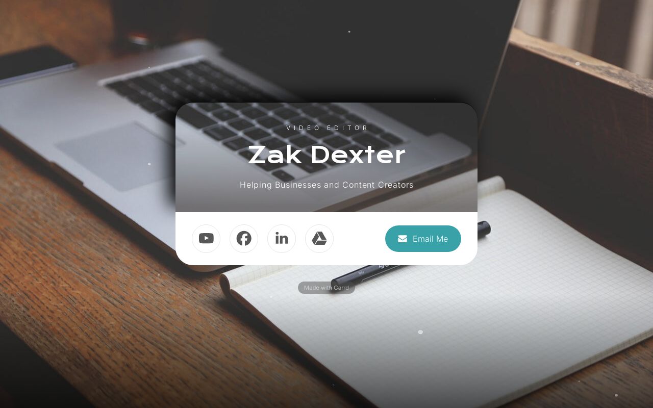 Zak Dexter Video Editing Services